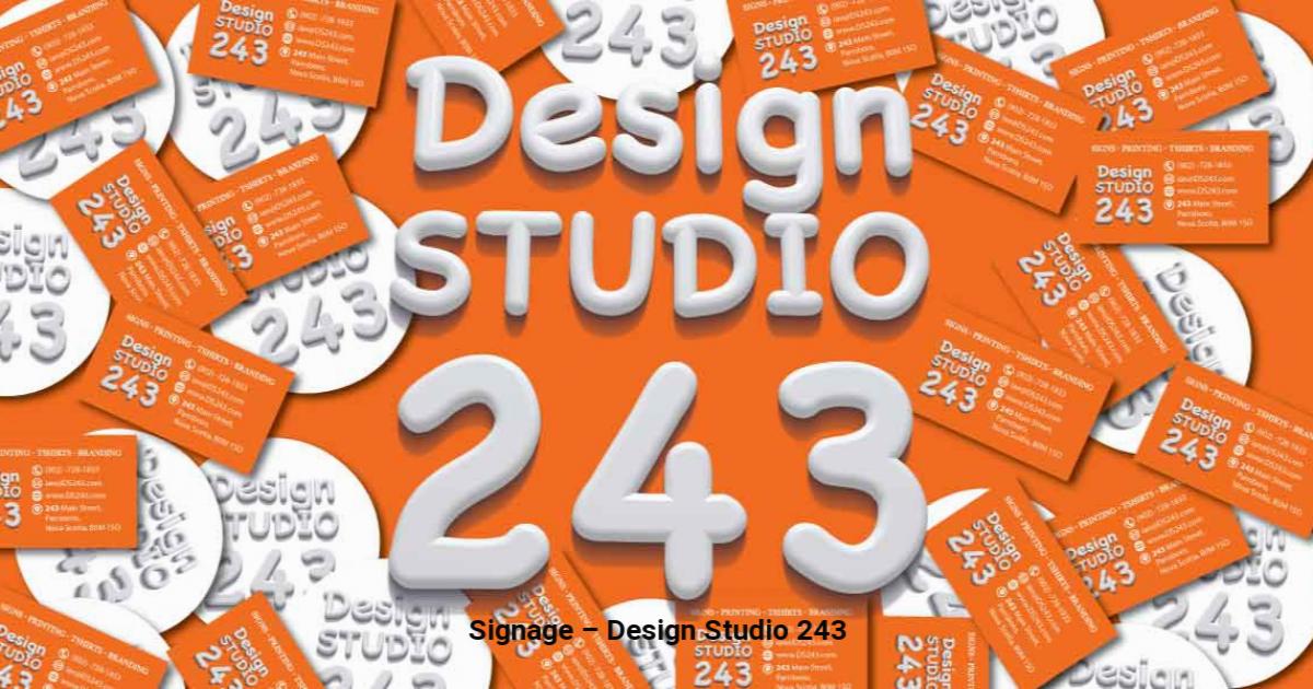 Signage - Design Studio 243